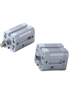 Compact double-acting pneumatic cylinders diameter 25 Mindman | ADAJUSA